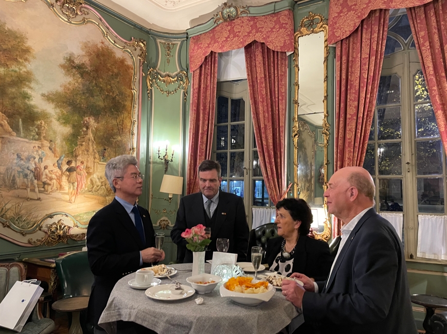 Ambassador RYU Jeonghyun attended the Reception for welcoming Korean ...