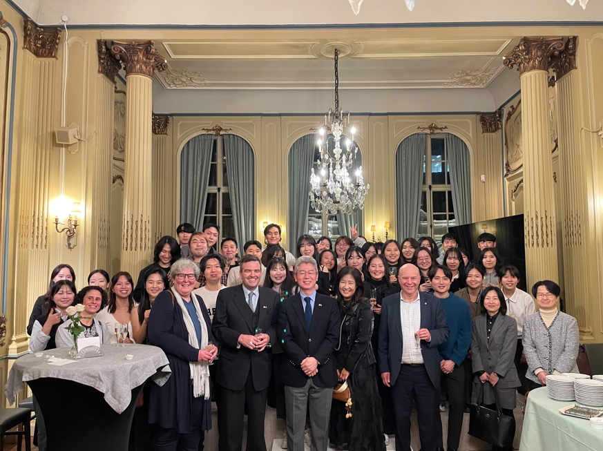 Ambassador RYU Jeonghyun attended the Reception for welcoming Korean ...