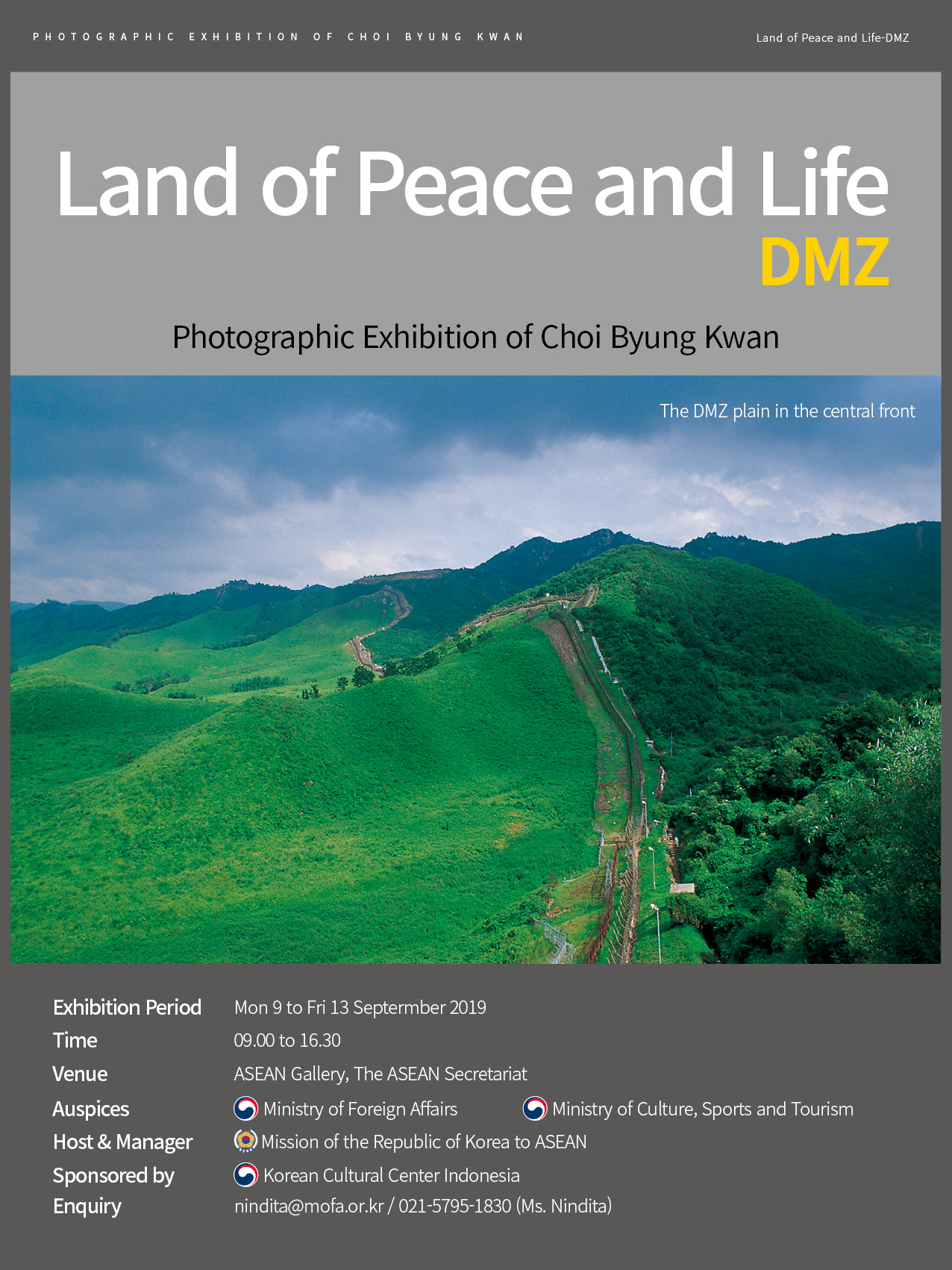 [Exhibition] Land of Peace and Life of DMZ 상세보기|News and Photos ...